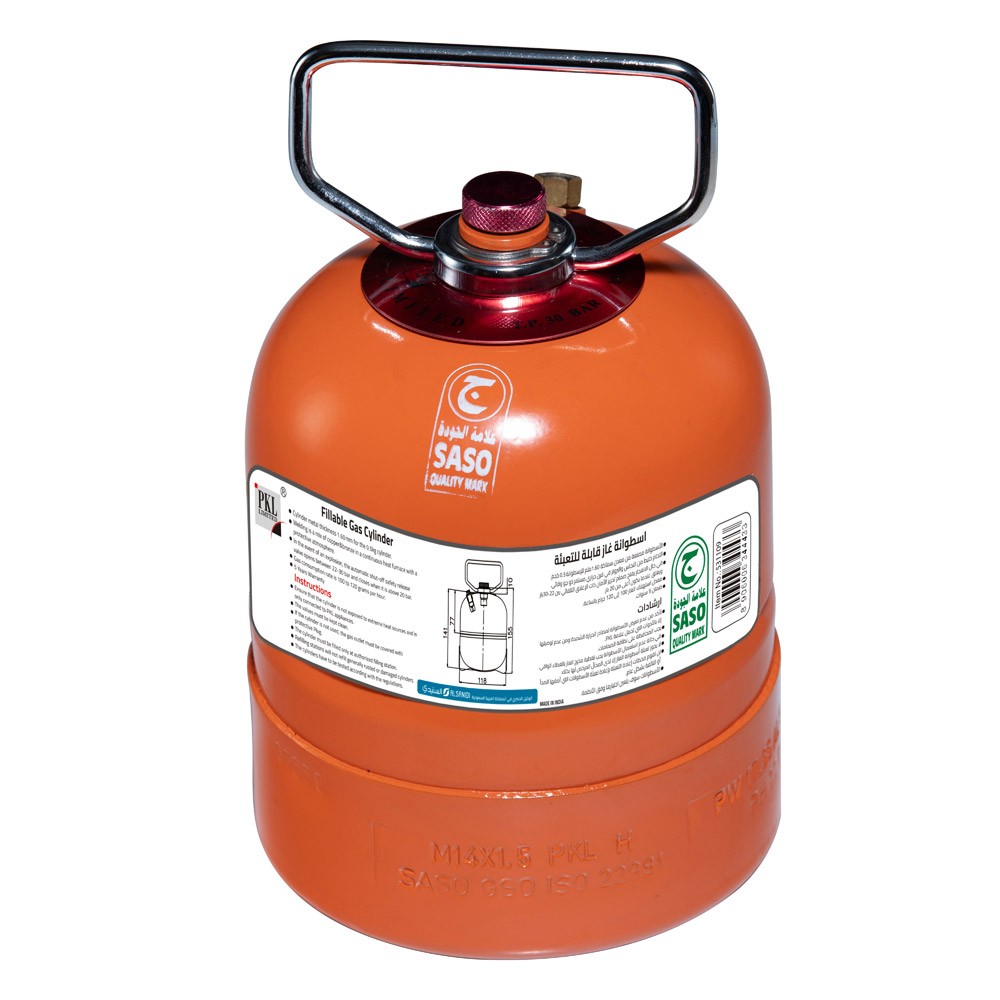 PKL,-Indian-Trekking-Refillable-Gas-Cylinder,-Trekking-Gas-Tank,-Orange ...